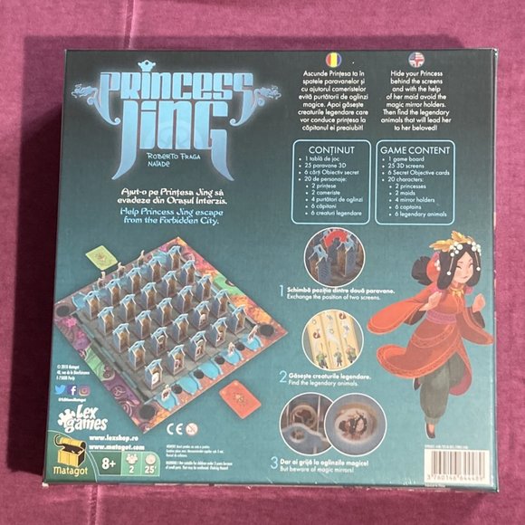 Matagot | Games | Princess Jing Board Game By Roberto Fraga Nayade Matagot Games New Sealed ...